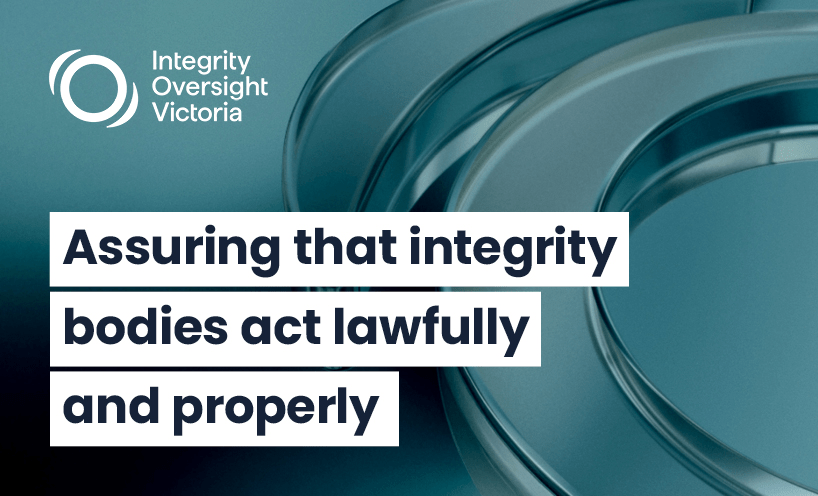 Integrity response guidelines | integrityoversight.vic.gov.au
